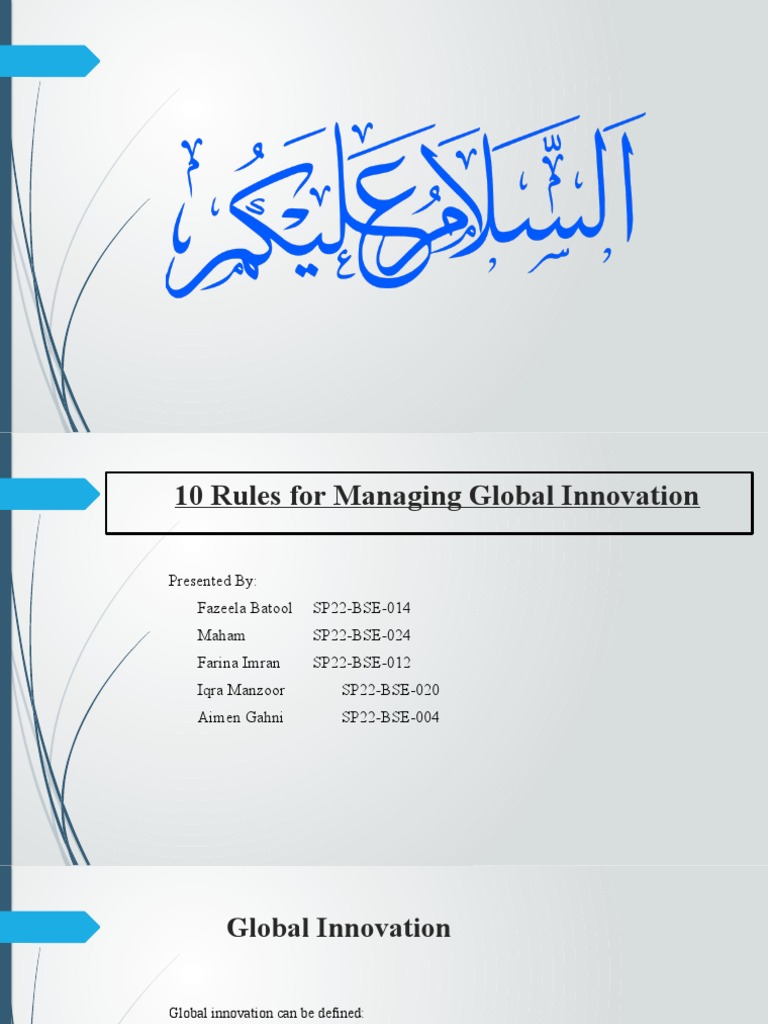 ITM Assignment 2 | PDF | Innovation | Cognition