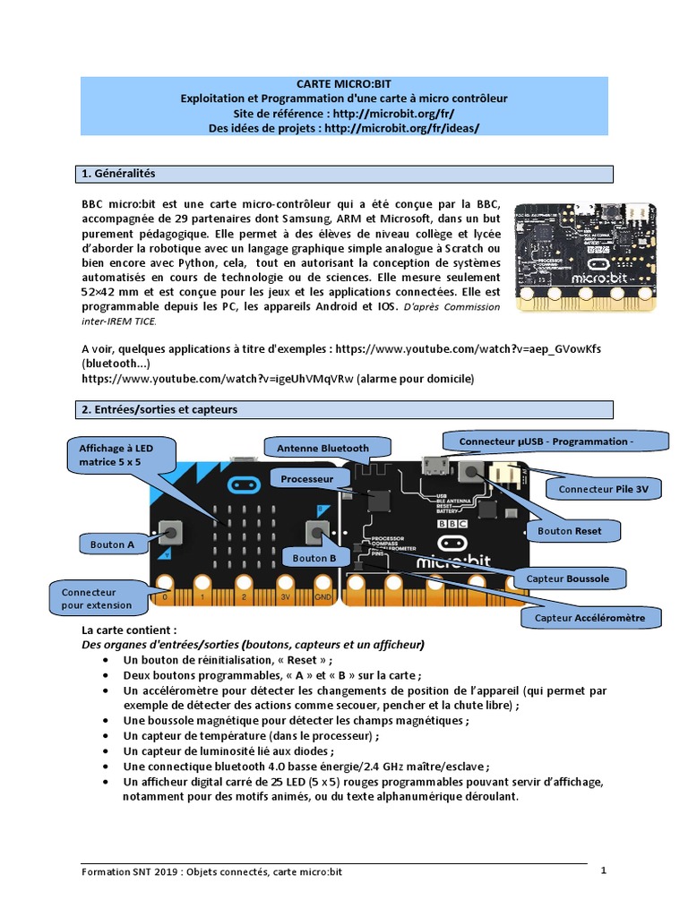 Presentation Microbit | PDF