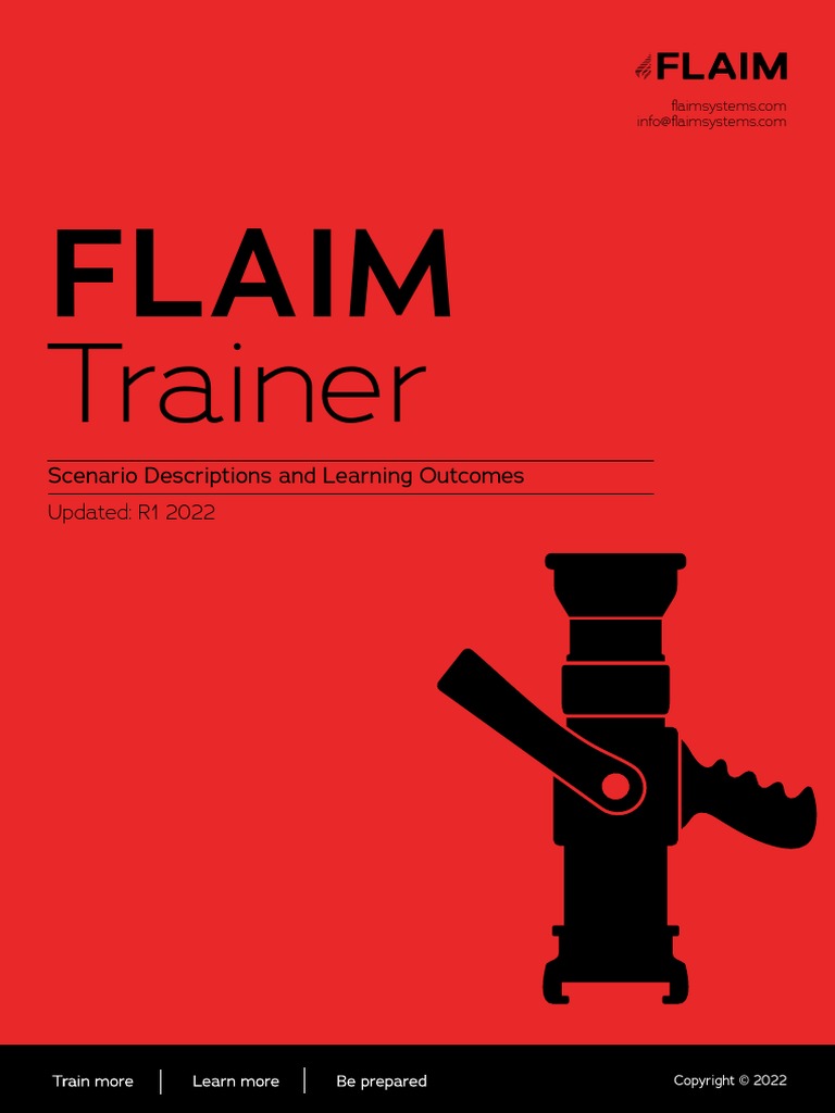 FLAIM Trainer Scenarios Manual Updated R1 2022 | PDF | Firefighter | Wildfire