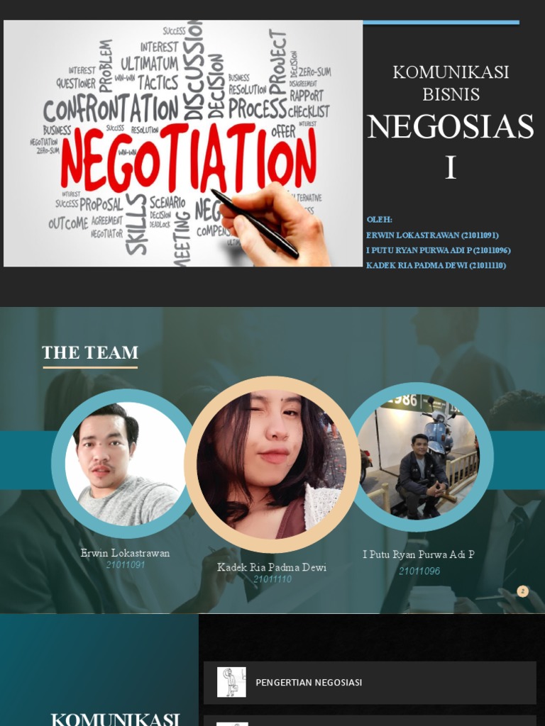 Negosiasi | PDF | Karier & Perkembangan