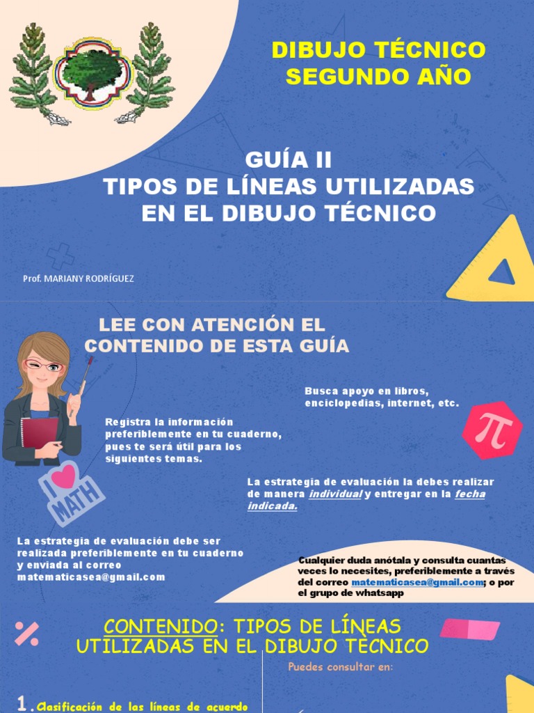 Tipos de Líneas Utilizadas en El DT 2do | PDF