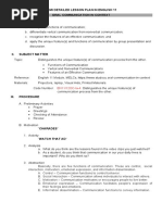 Lesson Plan in Oral Communication Grade 11 | PDF | Communication ...