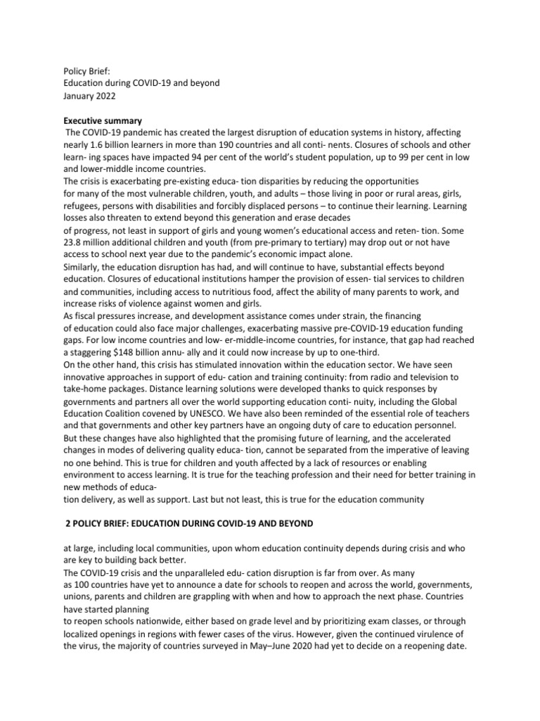 Briefing Paper | PDF
