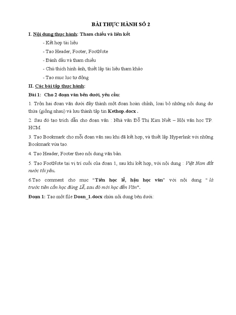 Bai Thuc Hanh So 02 | PDF