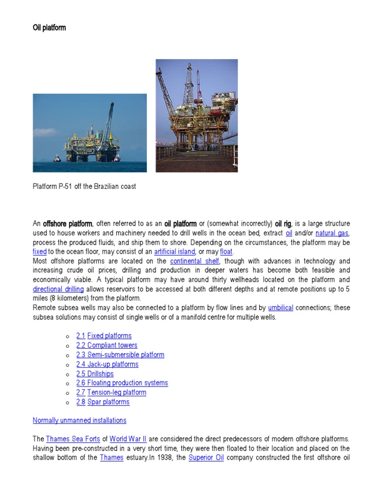 Oil Platform WRITE UP | PDF