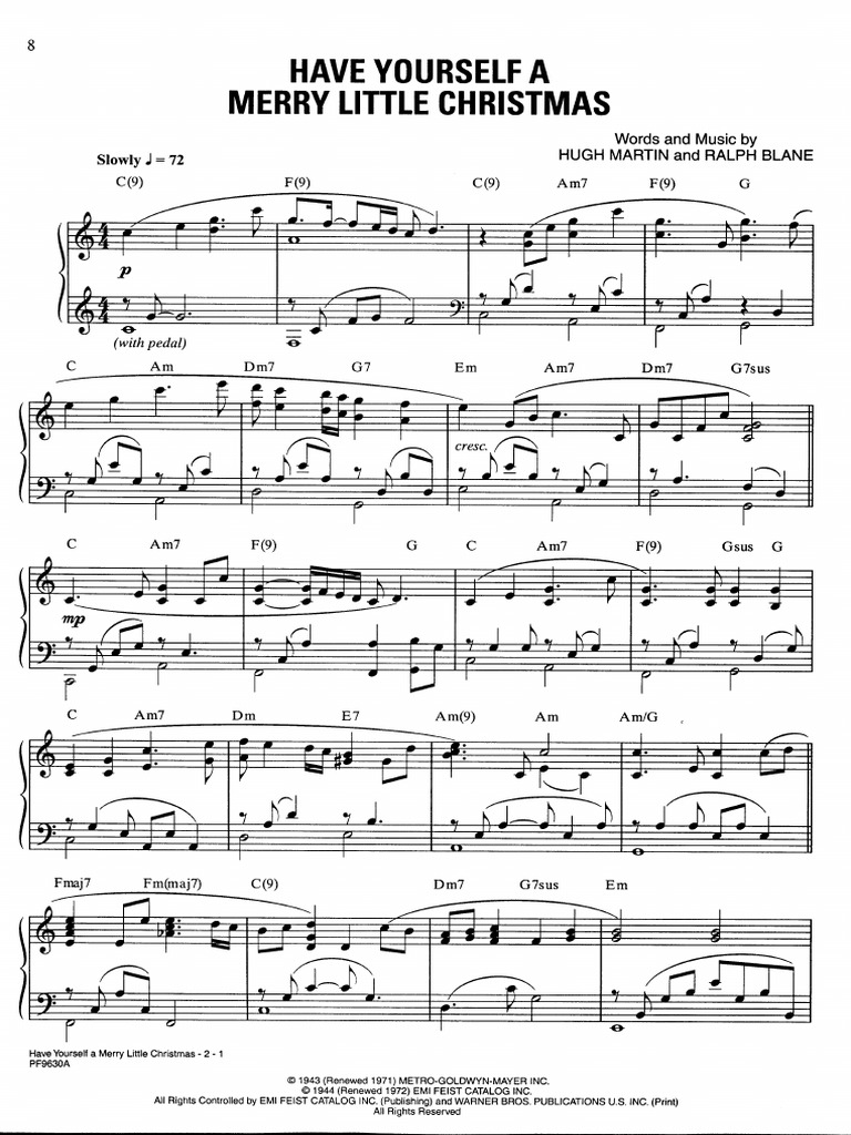 Jim Brickman - Have Yourself A Merry Little Christmas | PDF