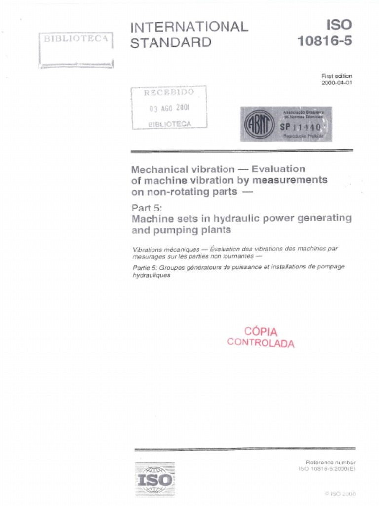 ISO 10816-5 Ver2000 | PDF