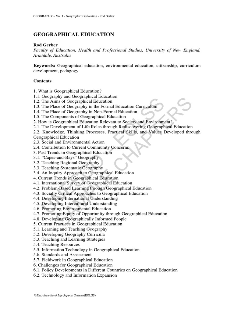 Geographical Thought | PDF | Social Science | Language Arts & Discipline