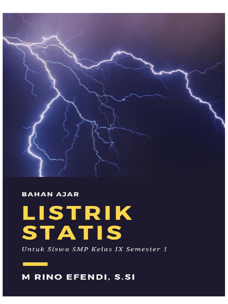 4 Bahan Ajar Listrik Statis | PDF