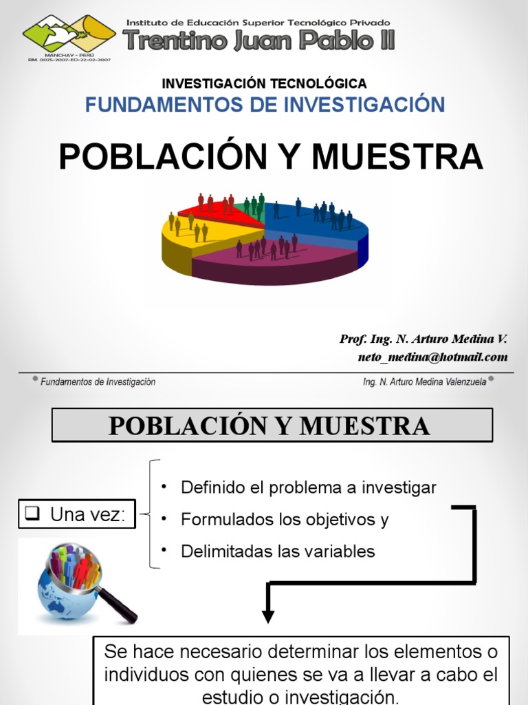 Clase 08 - POBLACION Y MUESTRA | Descargar gratis PDF | Muestreo ...