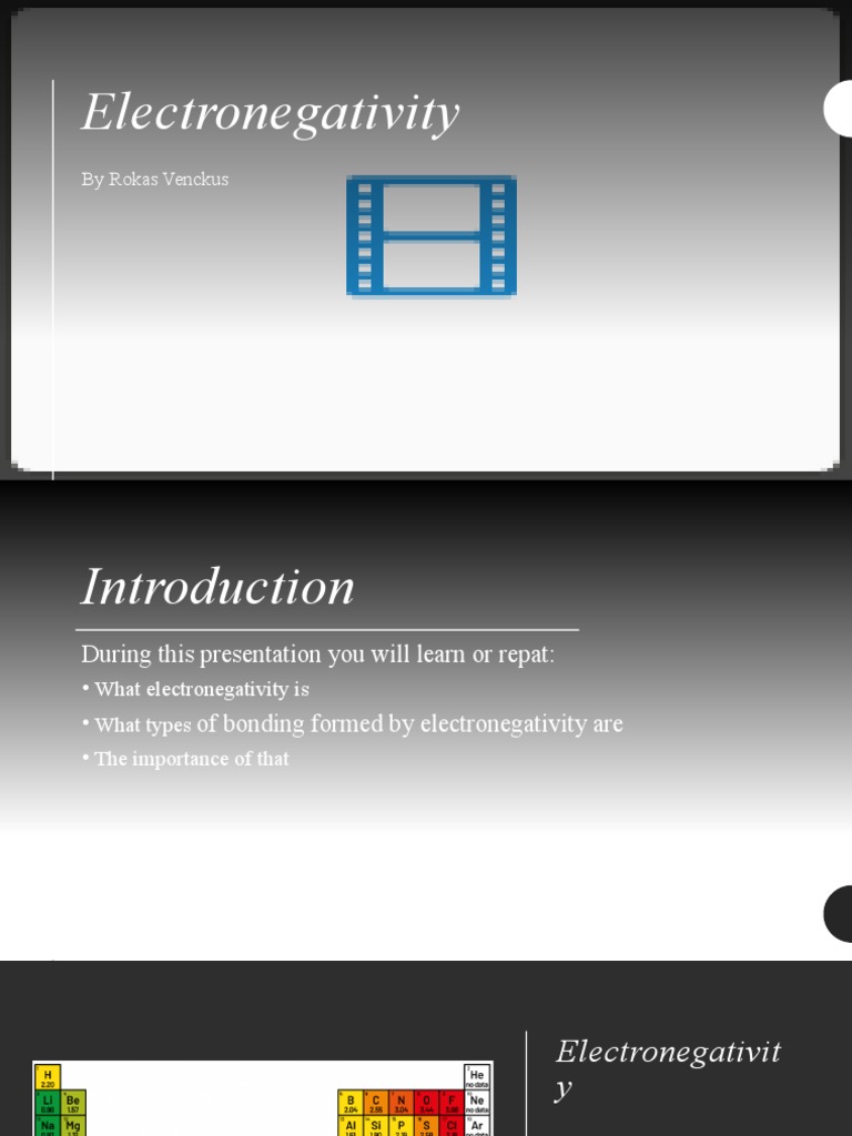 Electronegativity Types and Bonding | PDF | Chemical Bond | Chemical ...