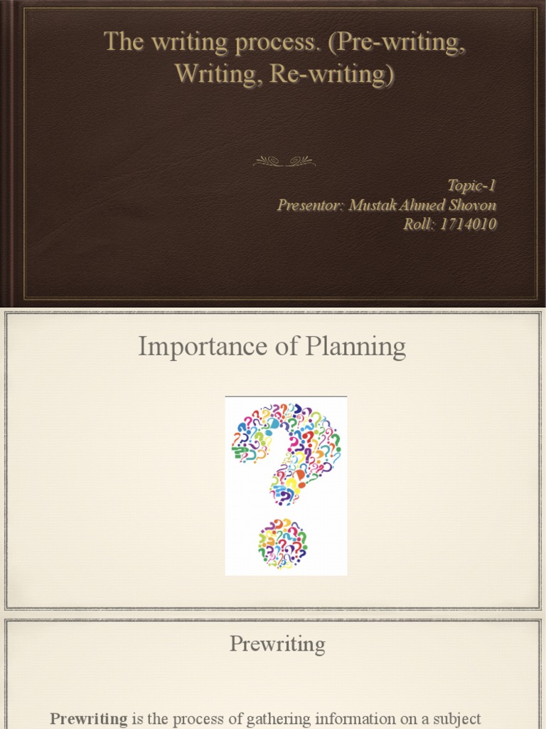 The Writing Process | PDF