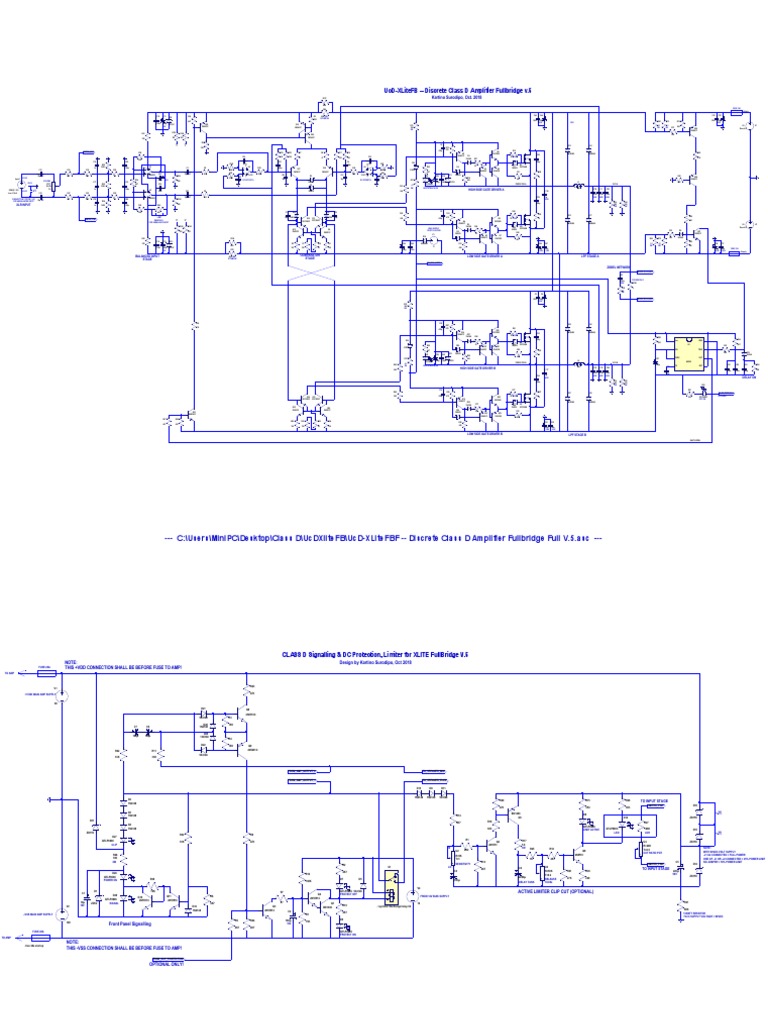 UcD-XLiteFBF - Discrete Class D Amplifier Fullbridge Full v.5 | PDF ...