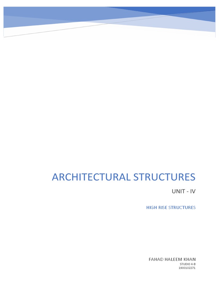 HIGH RISE Structural System | PDF | Architectural Elements | Real Estate