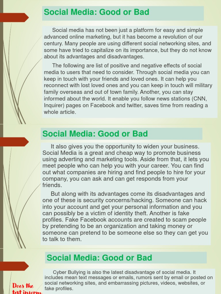 Argumentative, Informative, Persuasive Writing | PDF | Social Media ...
