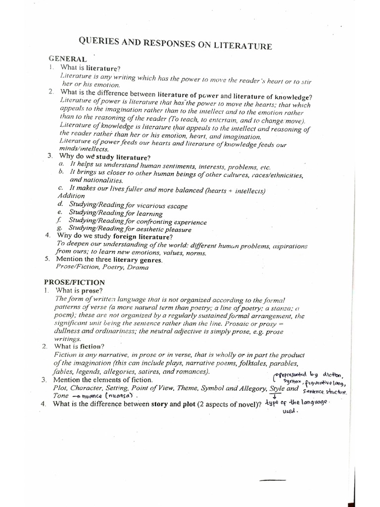 Intro To Literature | PDF