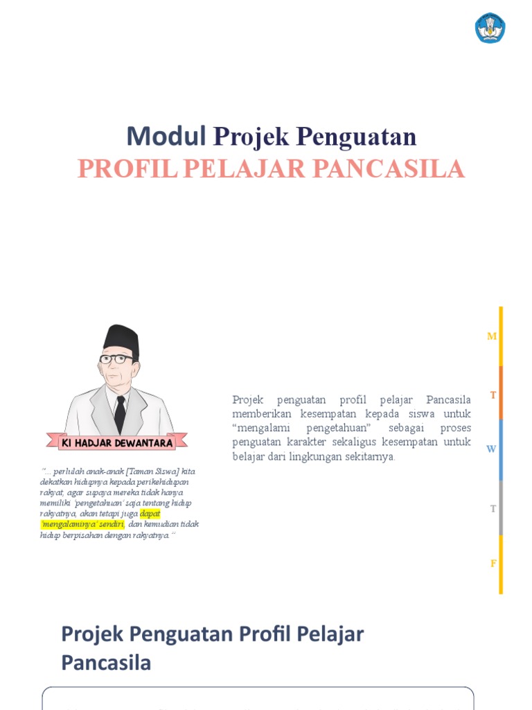 Modul Projek Penguatan Profil Pelajar Pancasila 1 | PDF