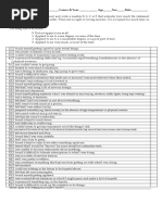 Hamilton Anxiety Rating Scale (HAM-A) | PDF | Anxiety | Pain