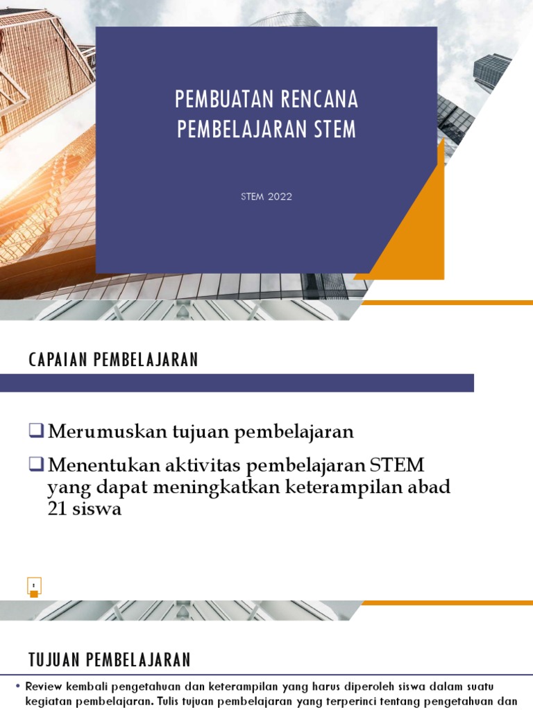 Pembuatan RPP STEM | PDF