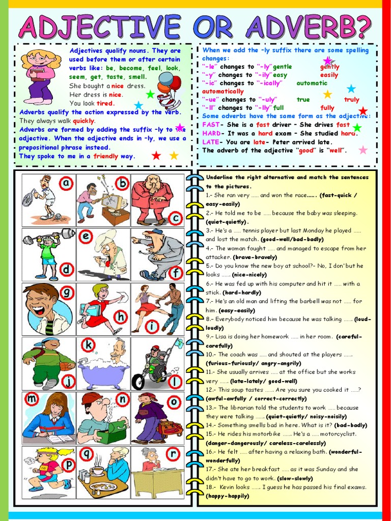 Adjective or Adverb | PDF | Adverb | Adjective