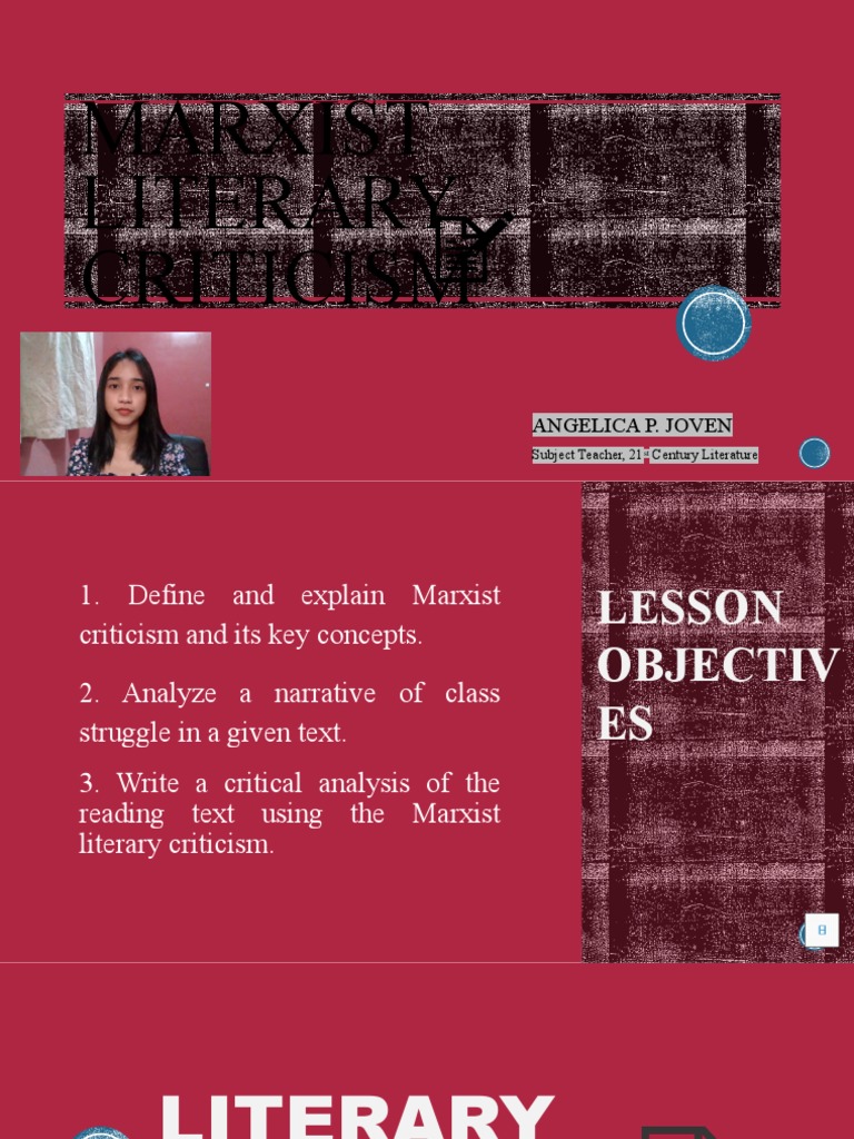 Understanding Marxist Literary Criticism | PDF | Karl Marx | Marxism