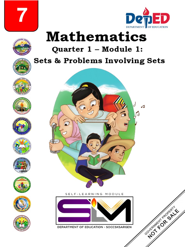 Math7 q1 Mod1of8 Setsandproblemsinvolvingsets v2 | PDF