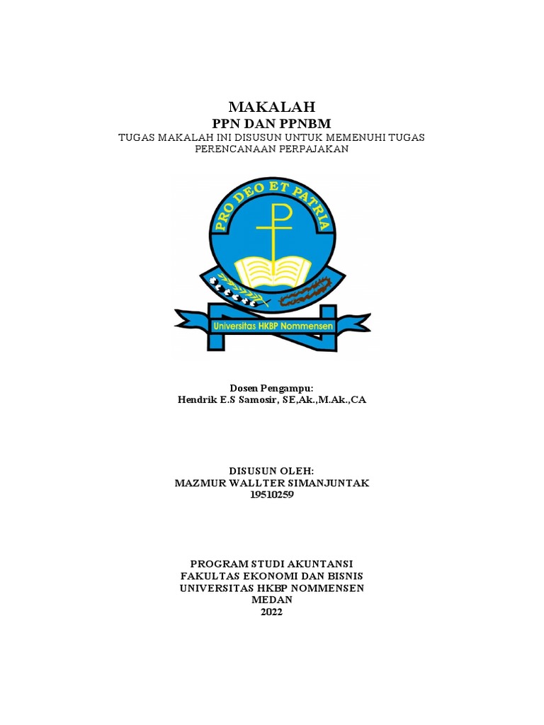 Makalah: PPN Dan PPNBM | PDF