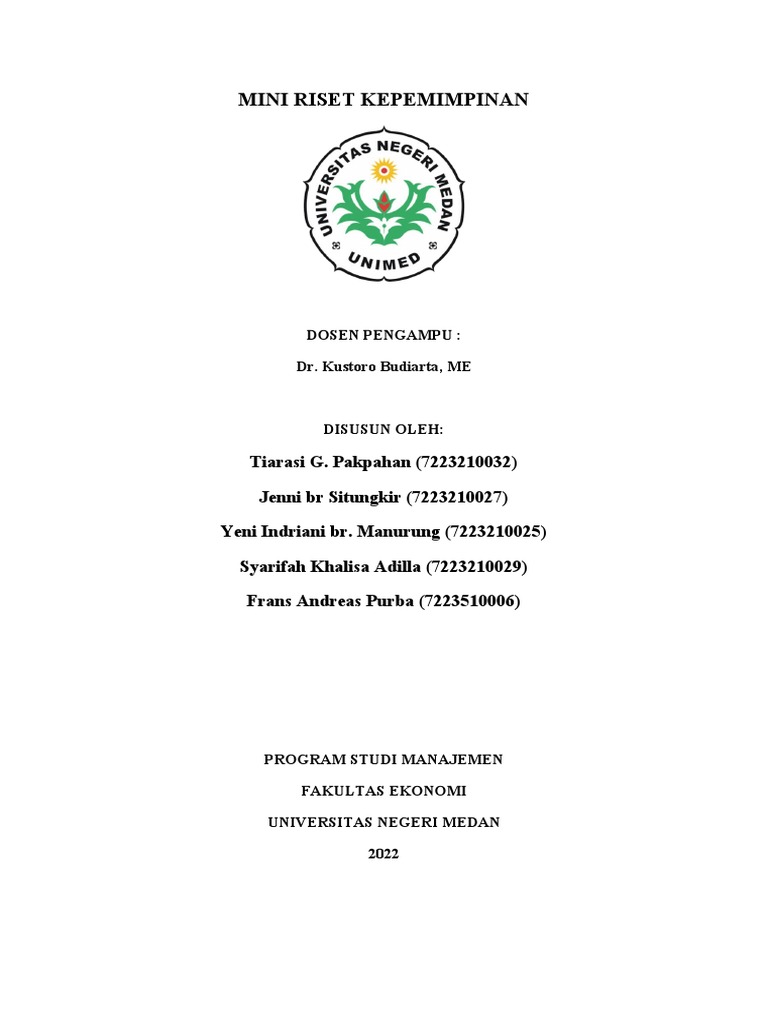 Mini Riset Kepemimpinan Kelompok 5 | PDF