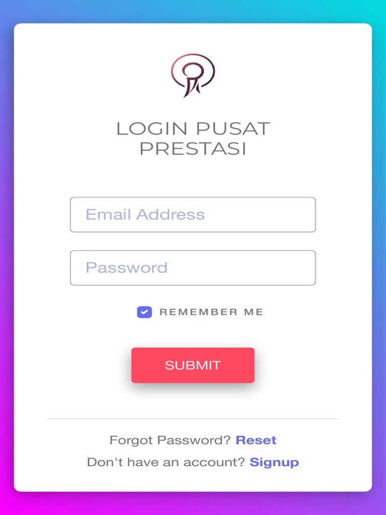 Login - PUSAT PRESTASI | PDF