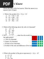 Detailed Lesson Plan in Mathematics | PDF | Lesson Plan | Factorization