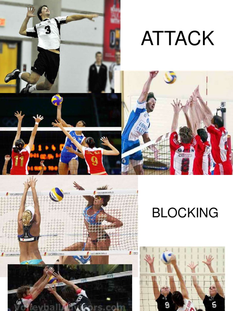 Volleyball Lesson With Illustrations | PDF