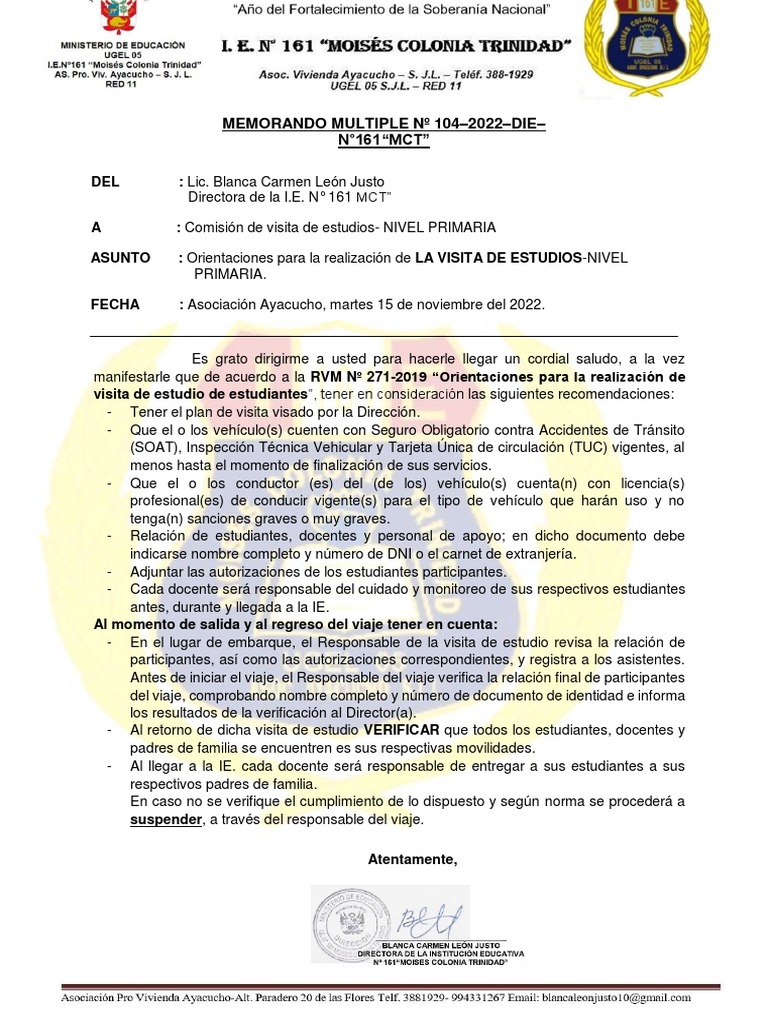 Memorando Multiple | PDF