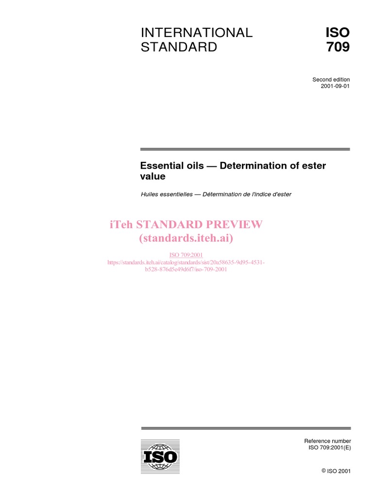 Iso 709 2001 | PDF | International Organization For Standardization ...