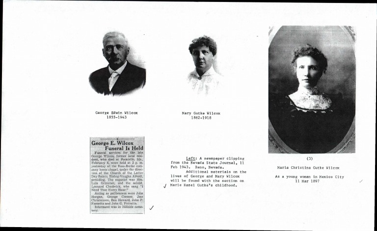 21 - George Wilcox and Mary Gutke Wilcox | PDF