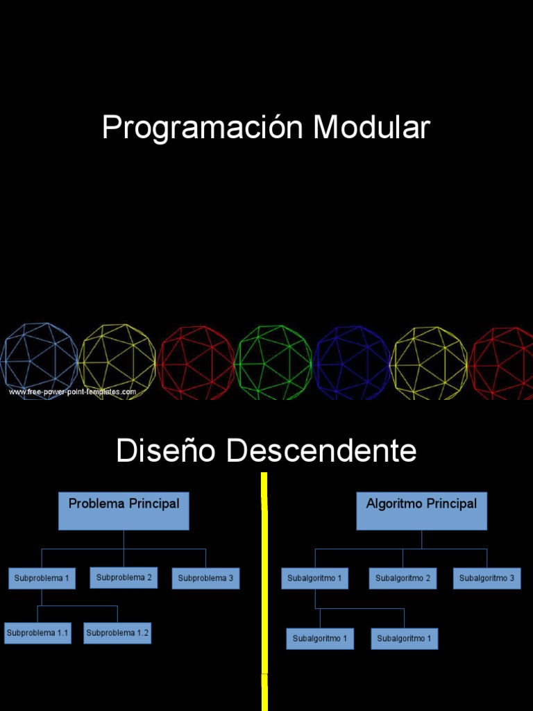 Programacion Modular Presentacion Pdf 
