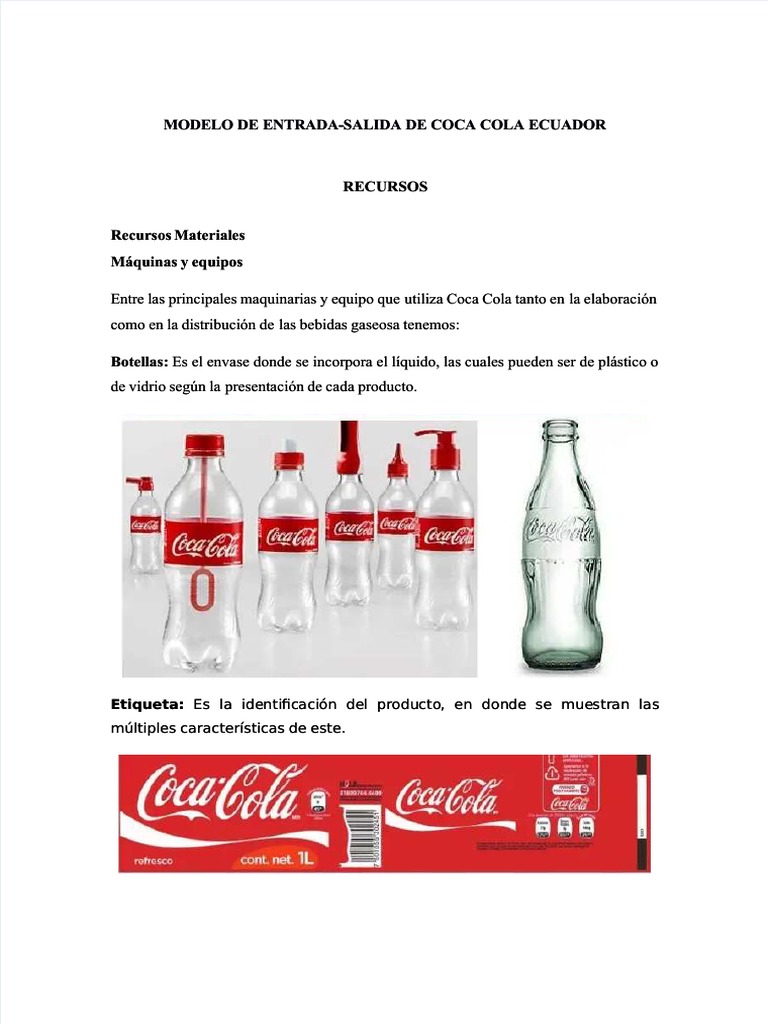 PDF Proyecto Coca Cola - Compress | PDF | Marca | Botella