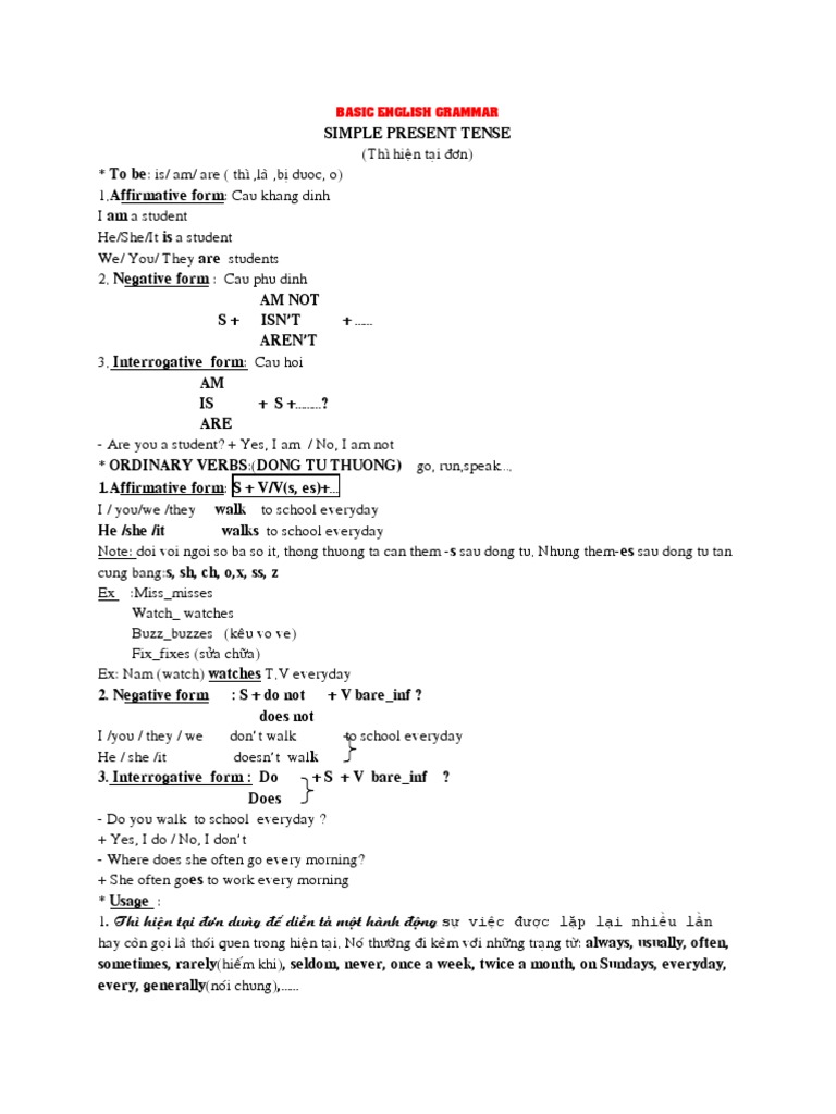 4 Tenses-HTD, HTTD, HTHT, QKD | PDF | Linguistics | Grammar