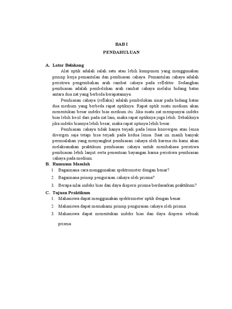 Laporan FisDas II, PRISMA | PDF