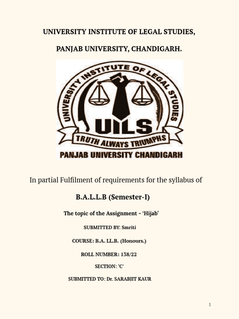 Hijab - Pol SC Project | PDF | Hijab