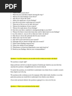 25 Possible Questions For Research Defense | PDF | Question | Motivation