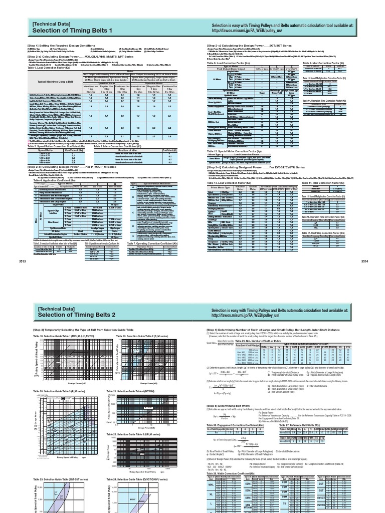 US2010 - Fa - p3513 - 3534 (Timing Belt Selection) | PDF | Electric ...
