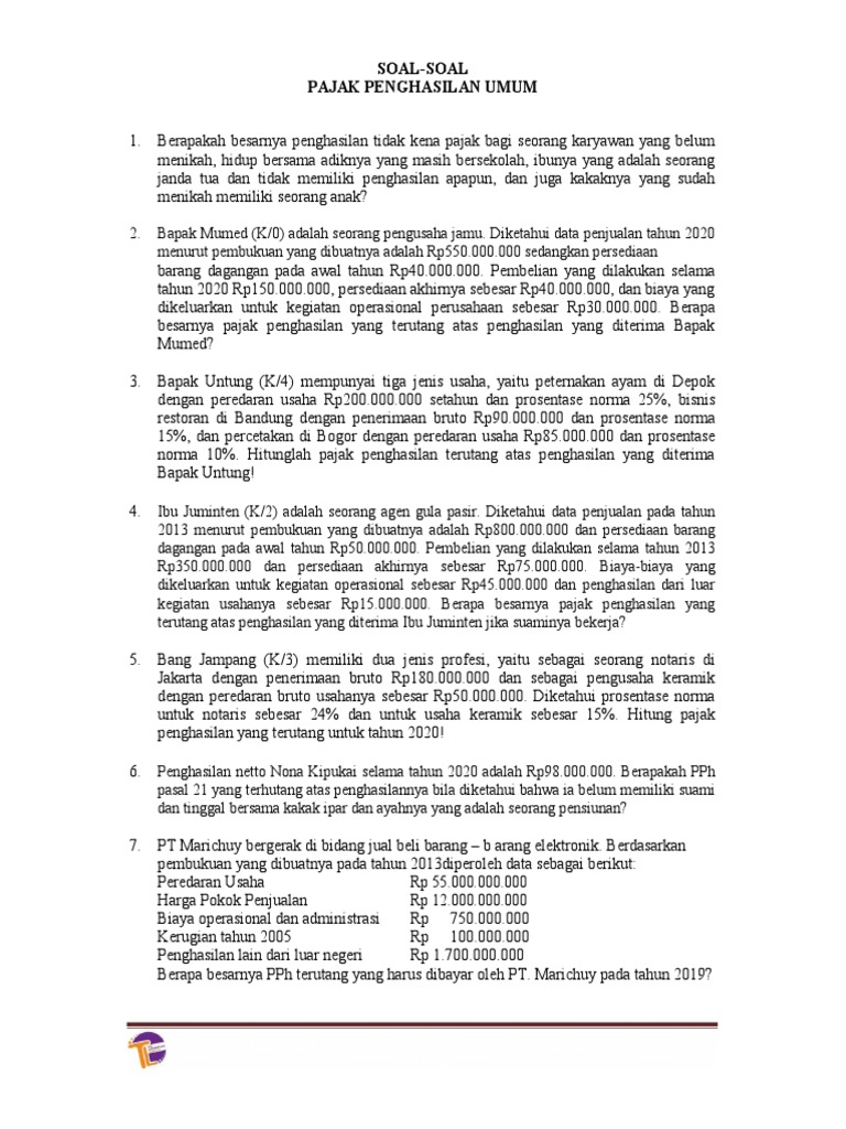 Tugas Perpajakan 03 | PDF
