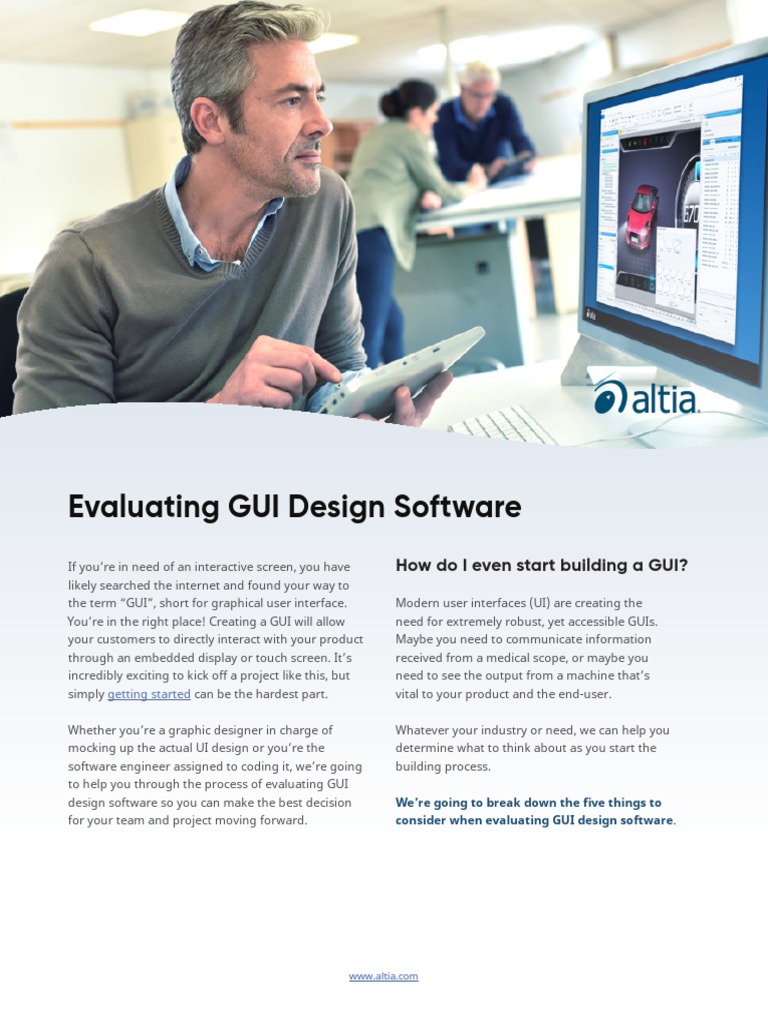Evaluating GUI Design Software | PDF | User Interface | User Interface ...