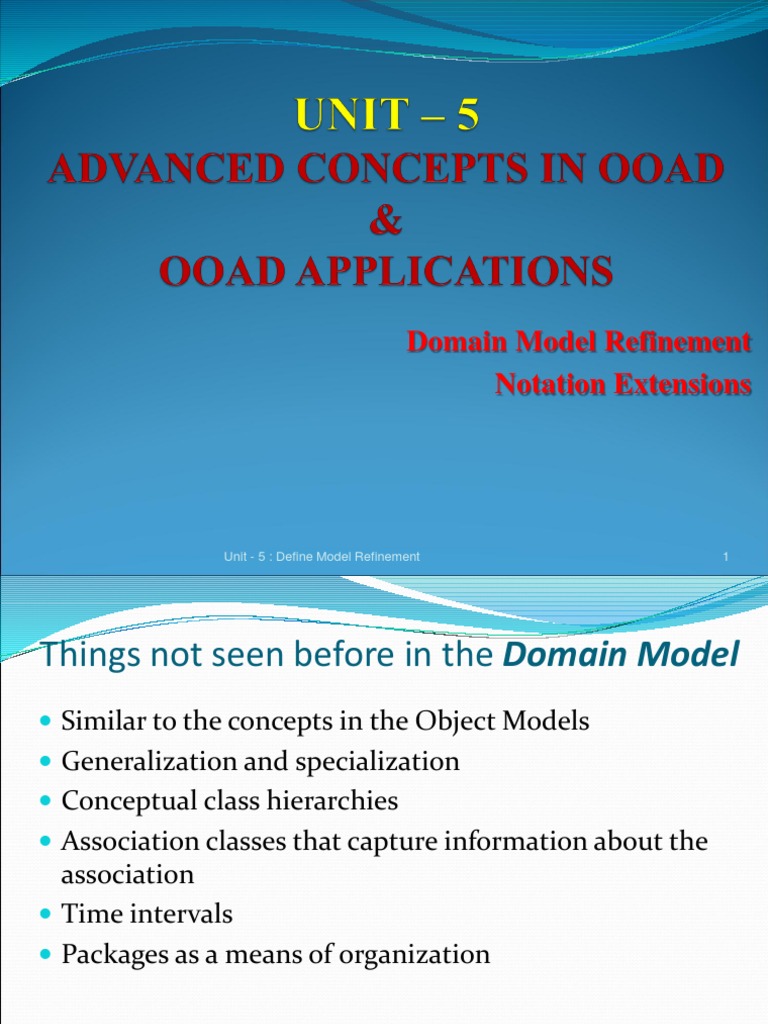 Domain Model Refinement Pdf Inheritance Object Oriented