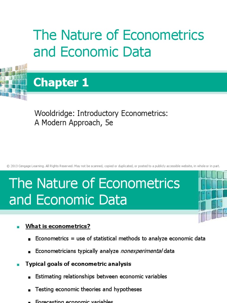 Econometrics Slides | PDF | Regression Analysis | Errors And Residuals