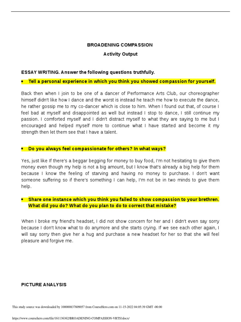 Cultivating Self-Compassion | PDF