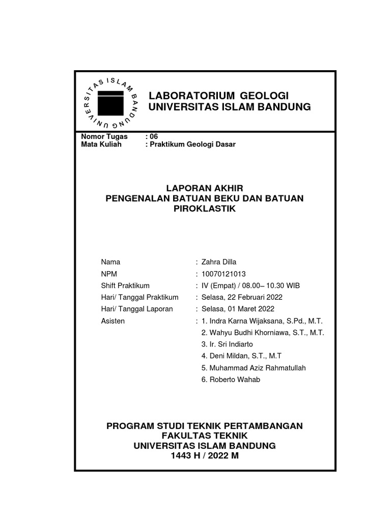 Pengenalan Batuan Beku Dan Batuan Piroklastik | PDF