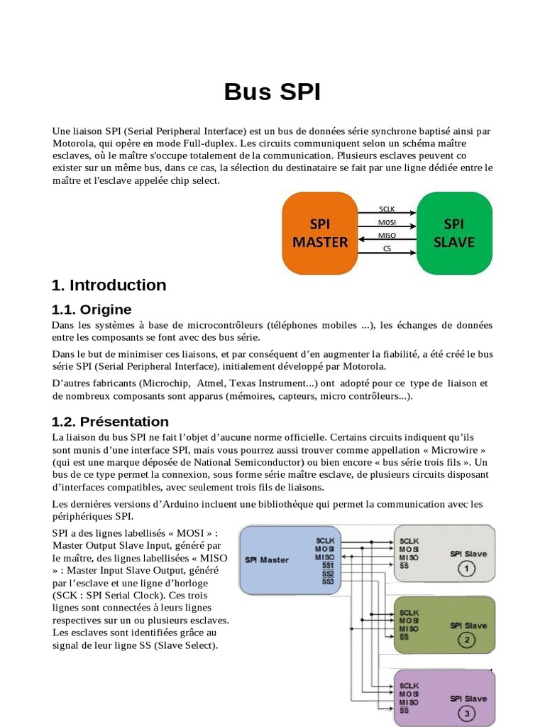 Bus SPI | PDF