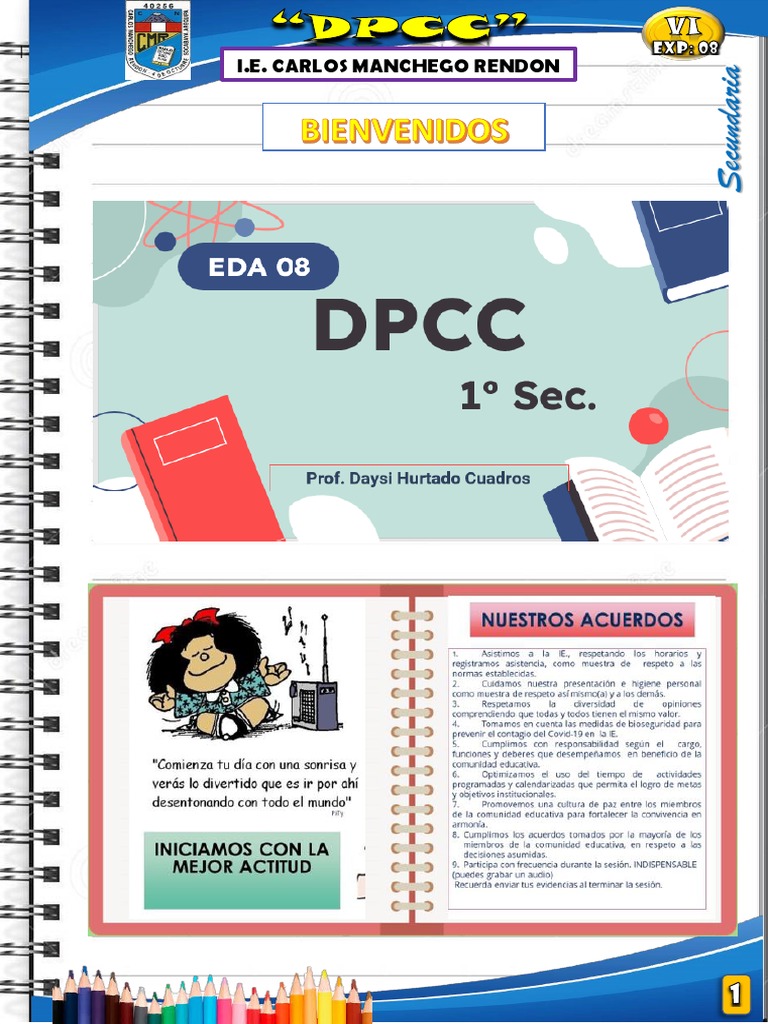 1° DPCC Ficha de Actividad 1 Eda 8 | PDF | Ciencias sociales