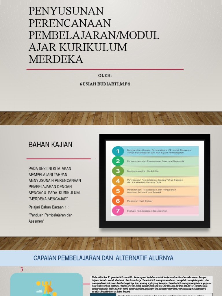 Penyusunan Modul Ajar | PDF